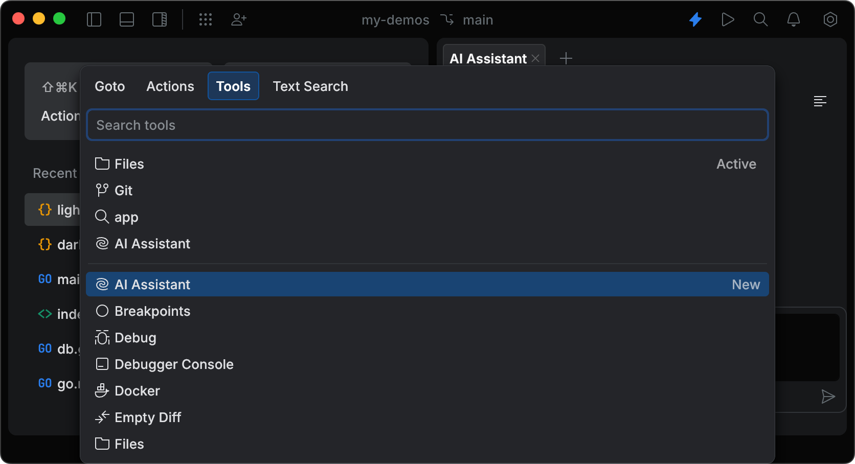 AI Assistant | JetBrains Fleet Documentation