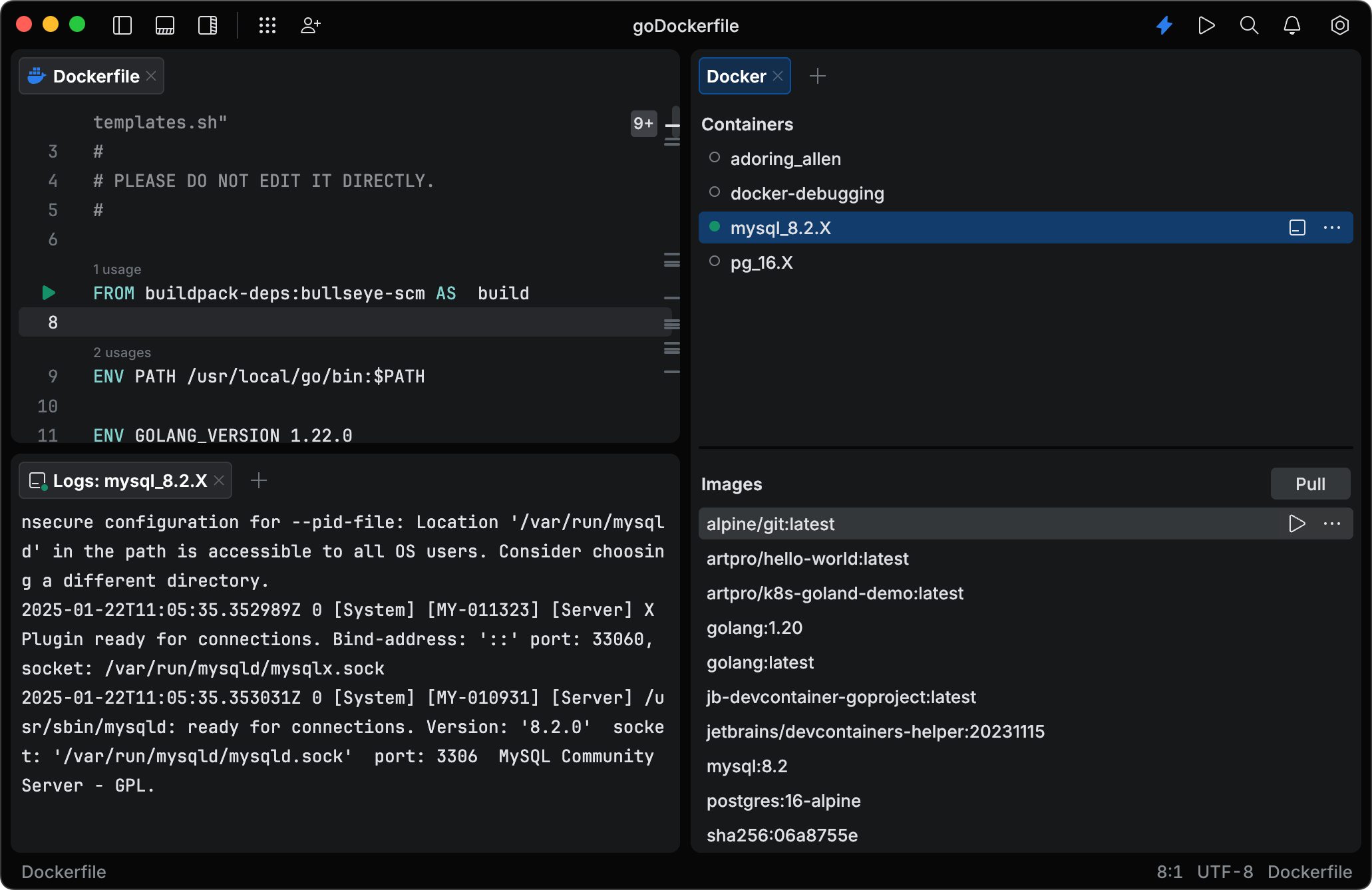 Docker Containers Jetbrains Fleet Documentation
