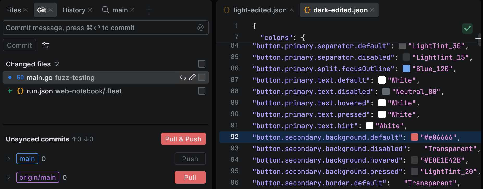 Theme Plugin Json Keys Reference Jetbrains Fleet Documentation
