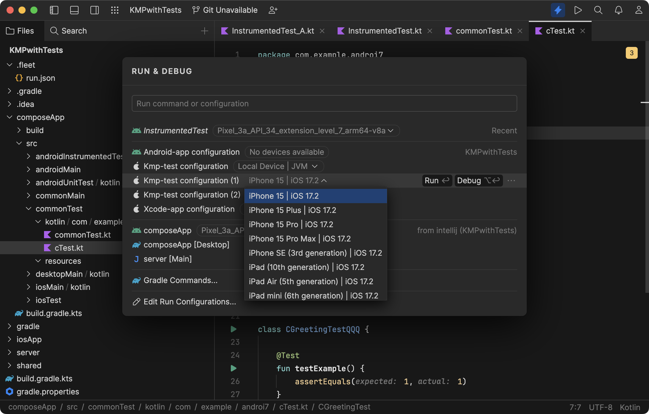 Kotlin Multiplatform | JetBrains Fleet Documentation
