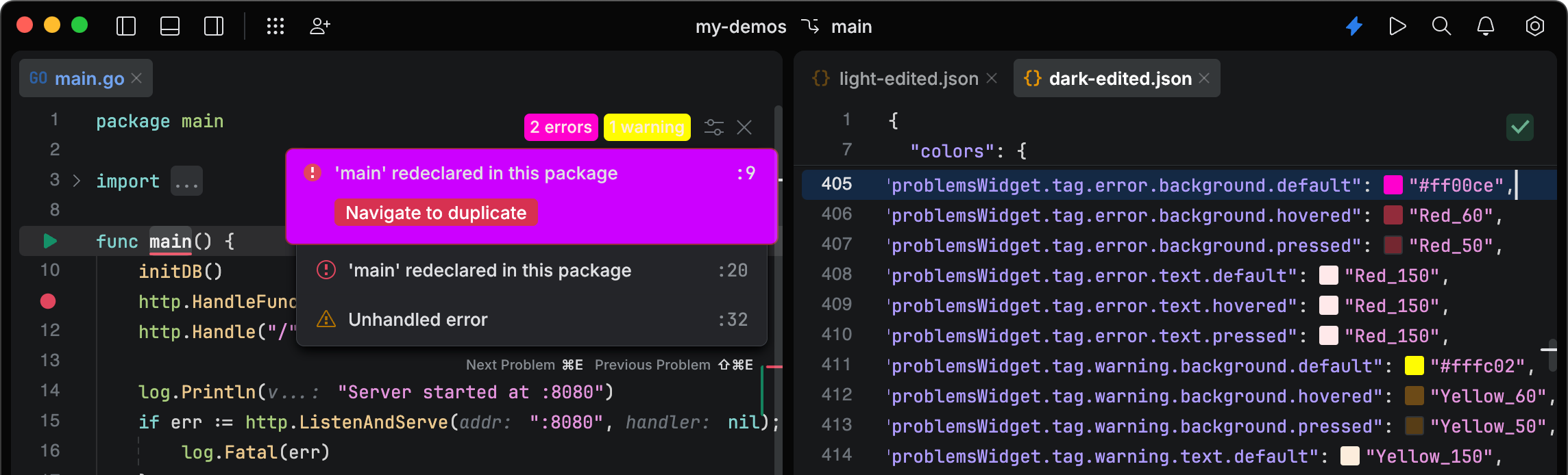 Theme Plugin Json Keys Reference Jetbrains Fleet Documentation