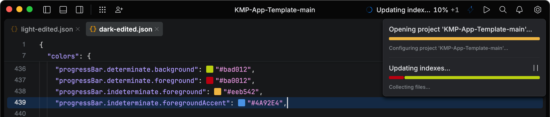 Theme plugin: JSON keys reference | JetBrains Fleet Documentation