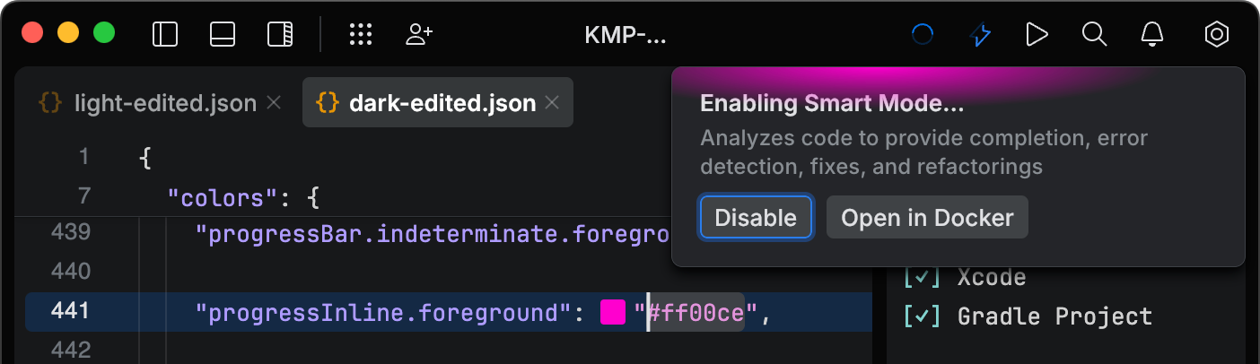 Theme plugin: JSON keys reference | JetBrains Fleet Documentation