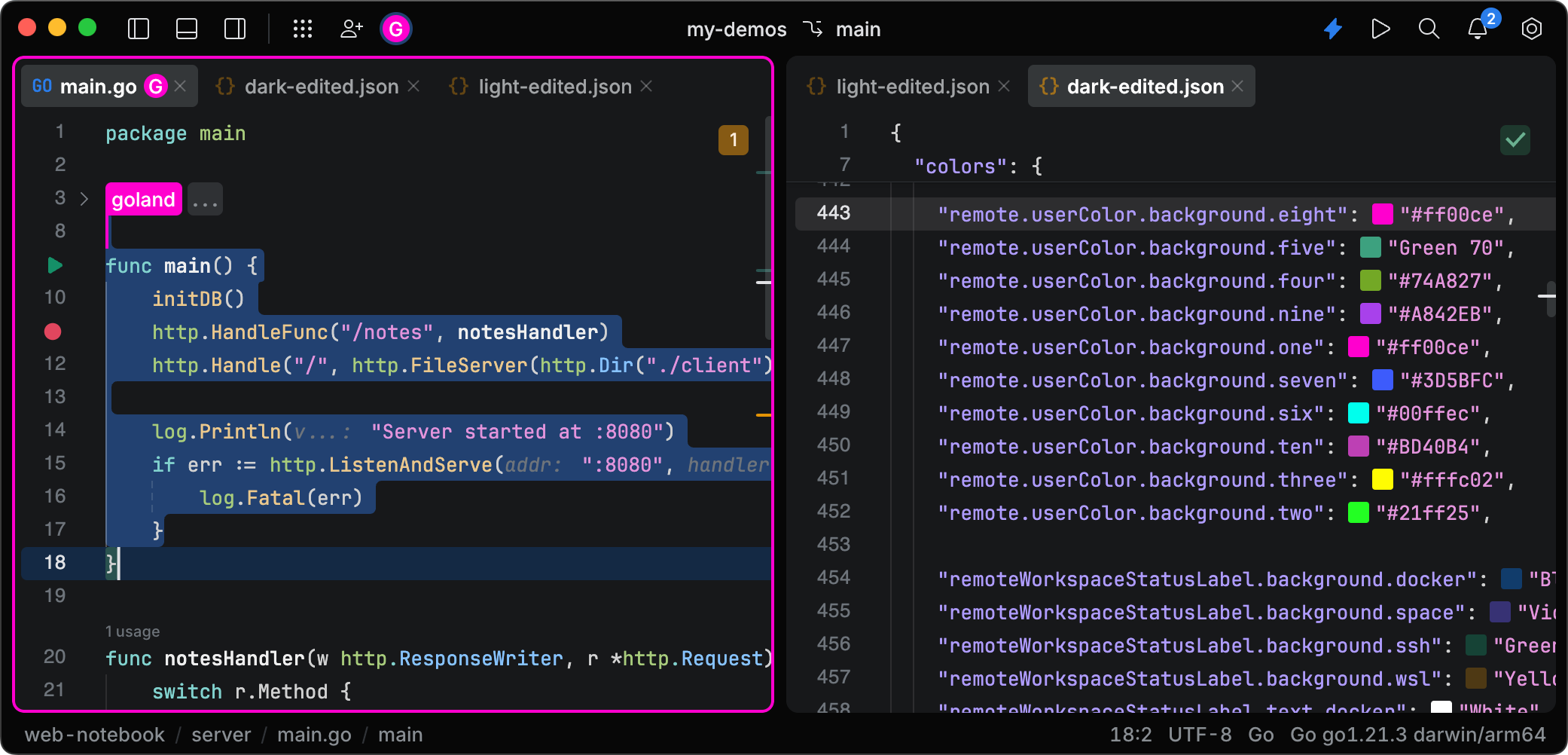 Theme Plugin Json Keys Reference Jetbrains Fleet Documentation