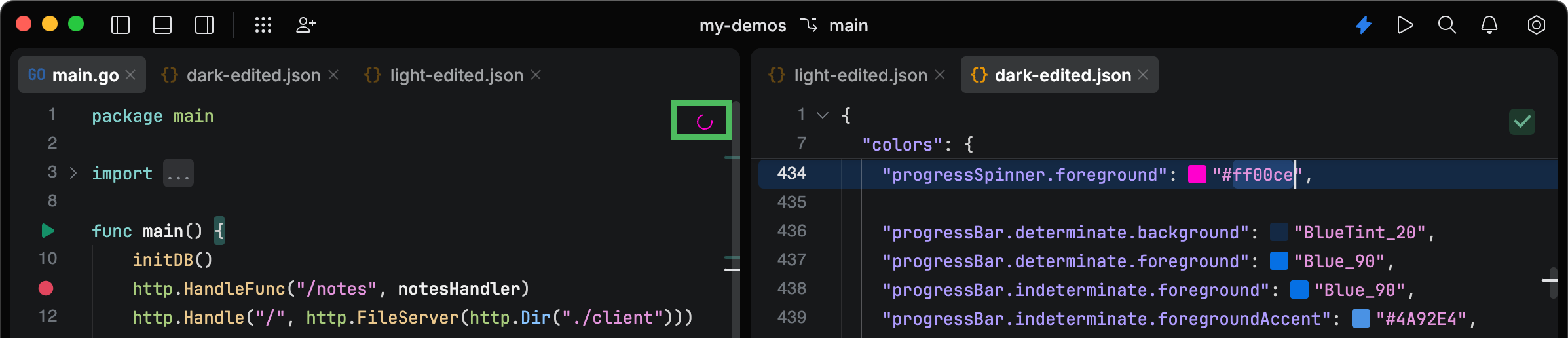 Theme Plugin Json Keys Reference Jetbrains Fleet Documentation