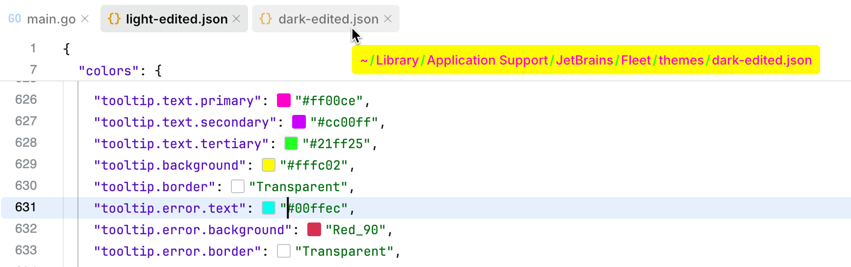 Theme plugin: JSON keys reference | JetBrains Fleet Documentation Theme plugin: JSON keys reference | JetBrains Fleet Documentation