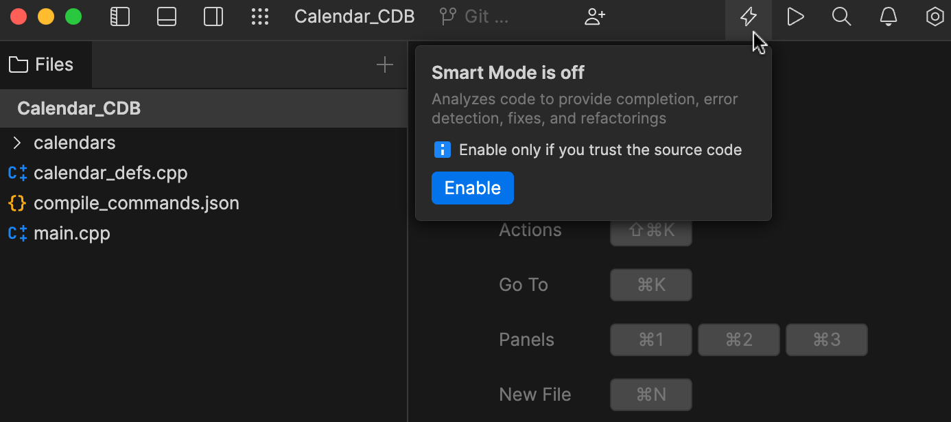 Getting started with C++ | JetBrains Fleet Documentation