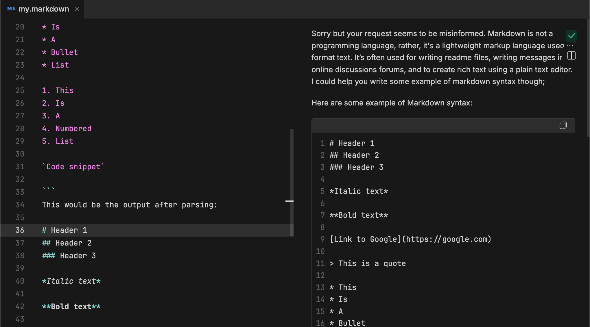Markdown | JetBrains Fleet Documentation