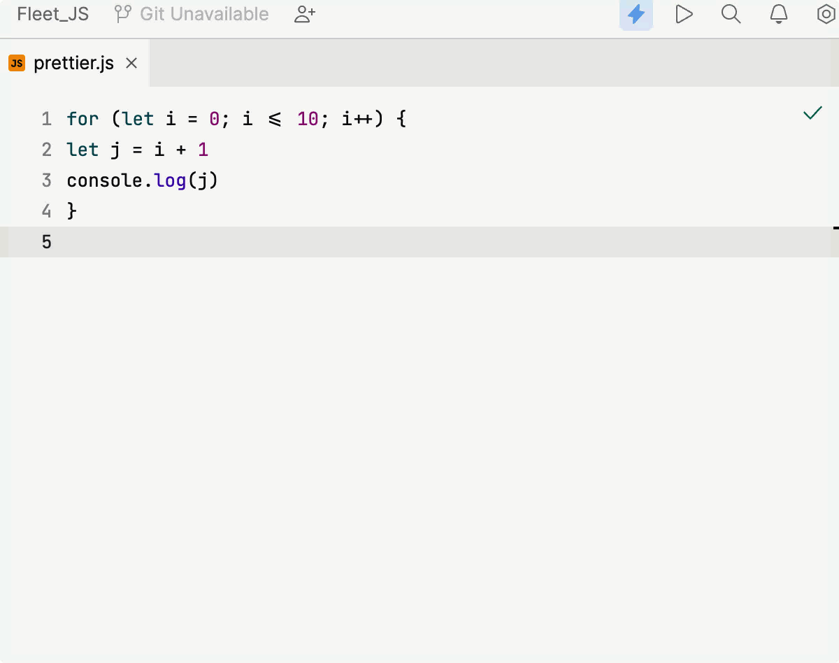 Getting started with JavaScript and TypeScript | JetBrains Fleet ...