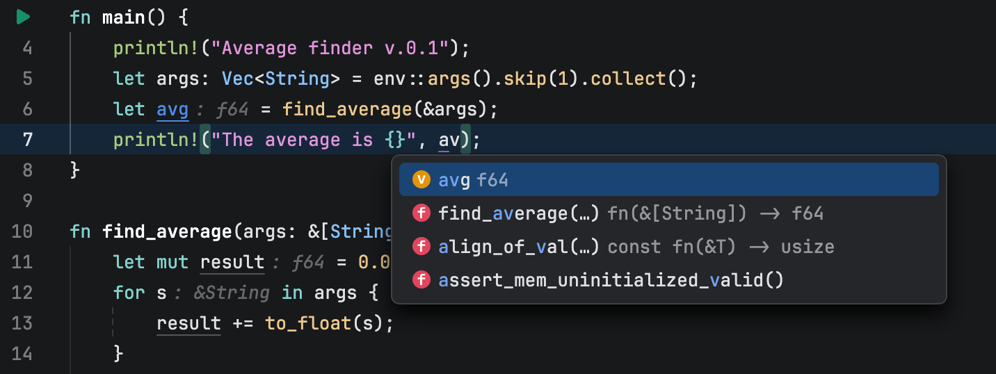 Coding assistance in Rust | JetBrains Fleet Documentation