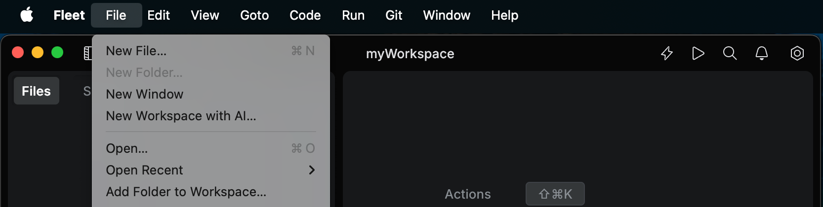 Getting started | JetBrains Fleet Documentation