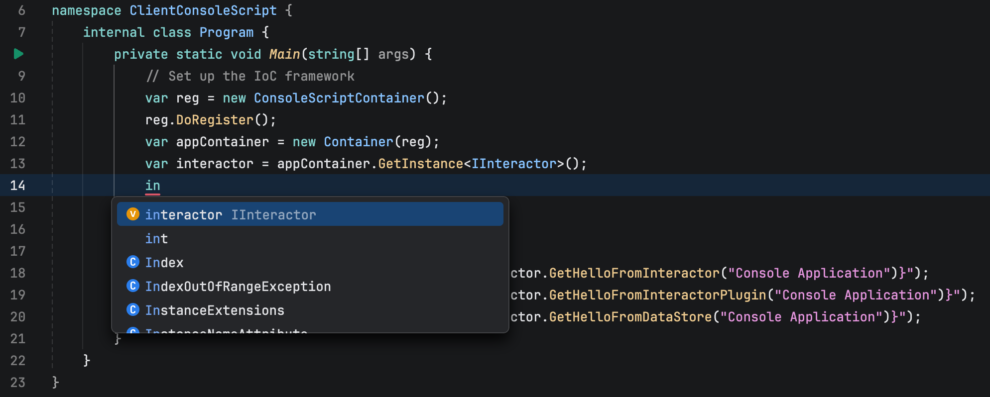 Getting started with C# | JetBrains Fleet Documentation