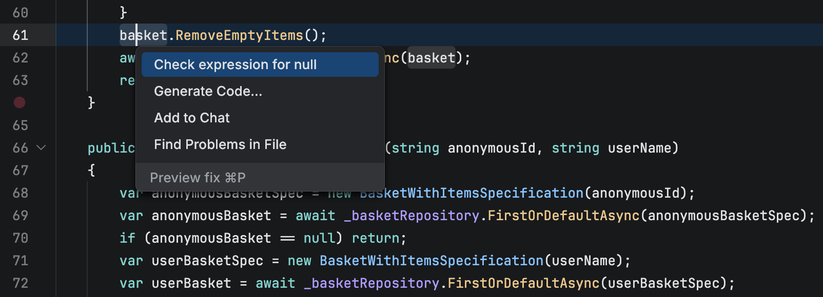 Getting started with C# | JetBrains Fleet Documentation