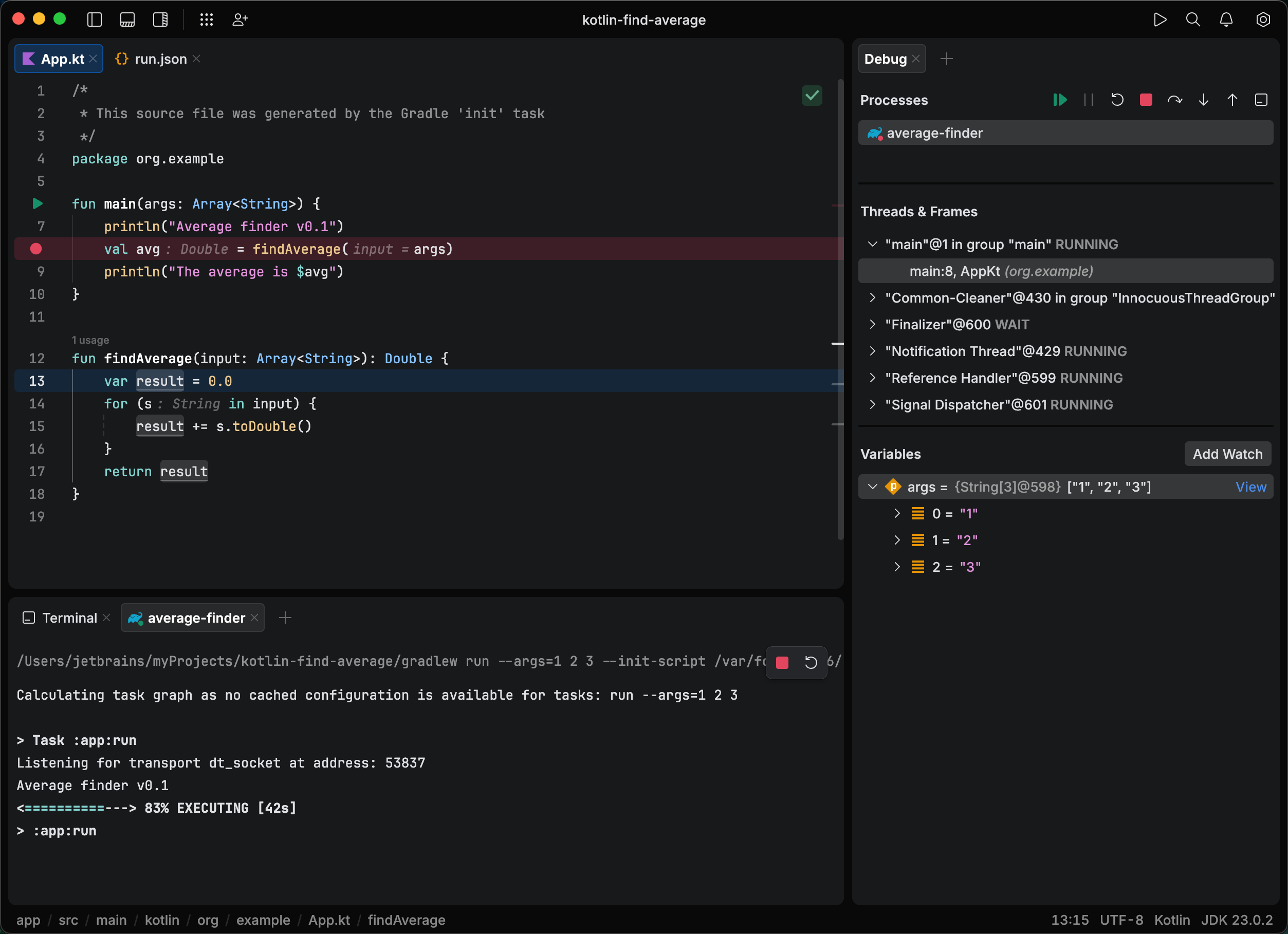 Debugging quickstart | JetBrains Fleet Documentation