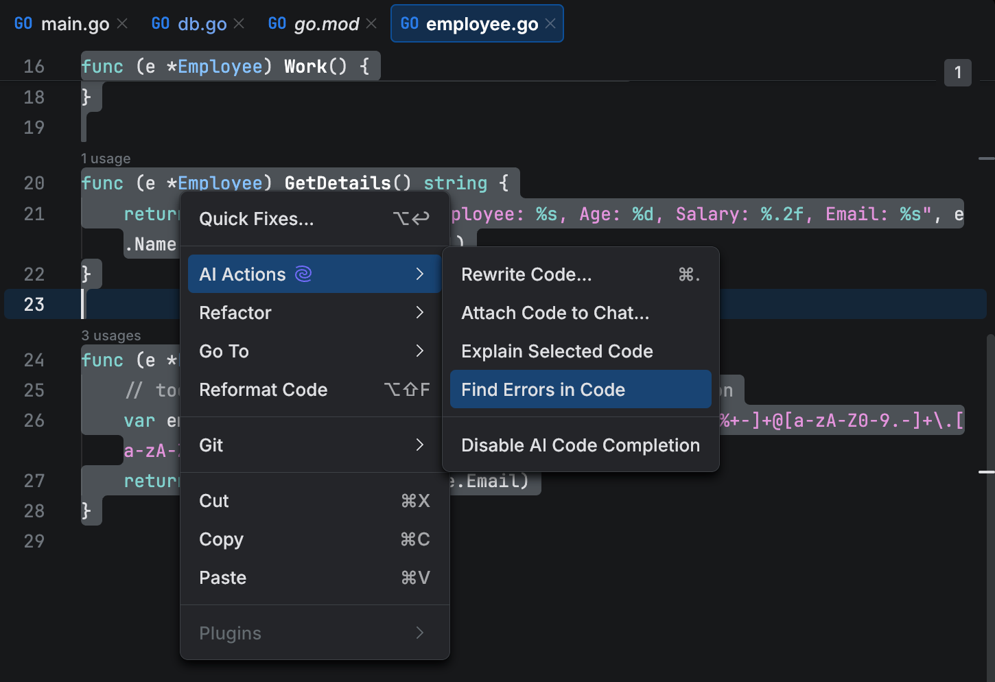 Use Ai Prompts To Explain And Refactor Your Code Jetbrains Fleet 4431
