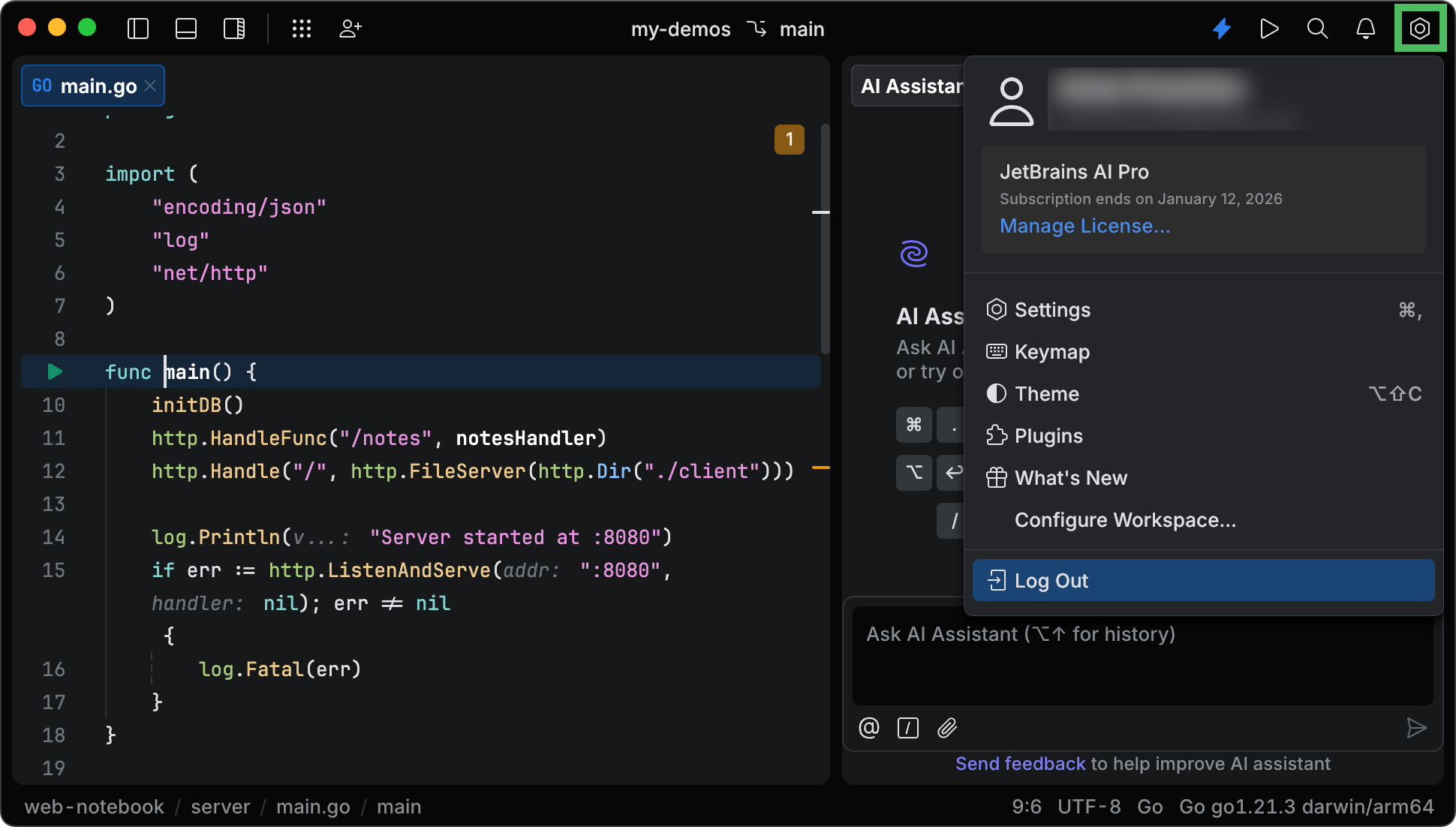 AI features | JetBrains Fleet Documentation