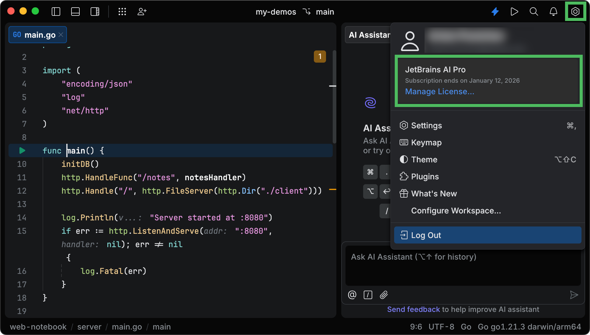 AI features | JetBrains Fleet Documentation