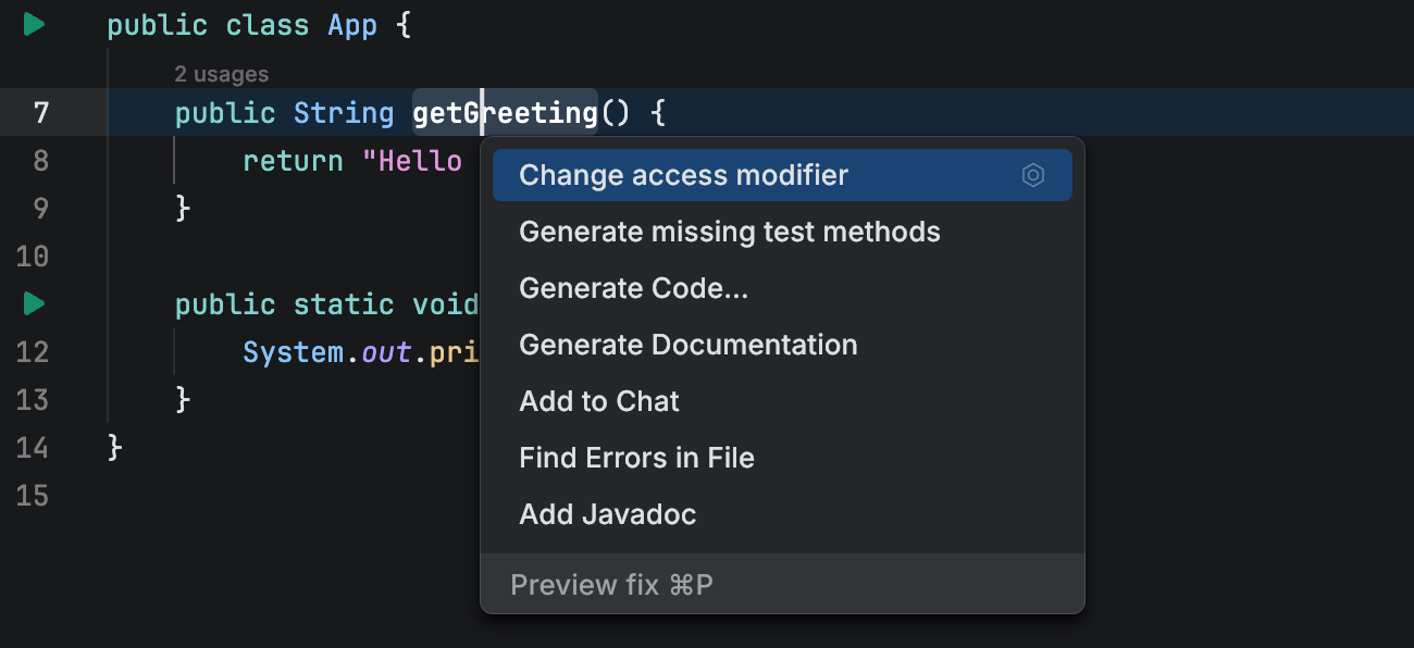 Getting started with Java | JetBrains Fleet Documentation