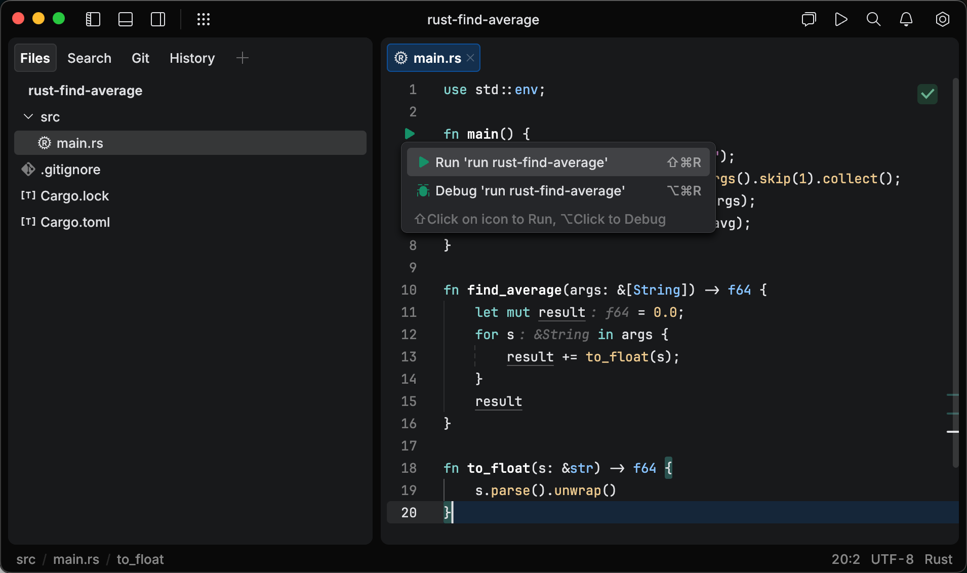 Getting started with Rust | JetBrains Fleet Documentation
