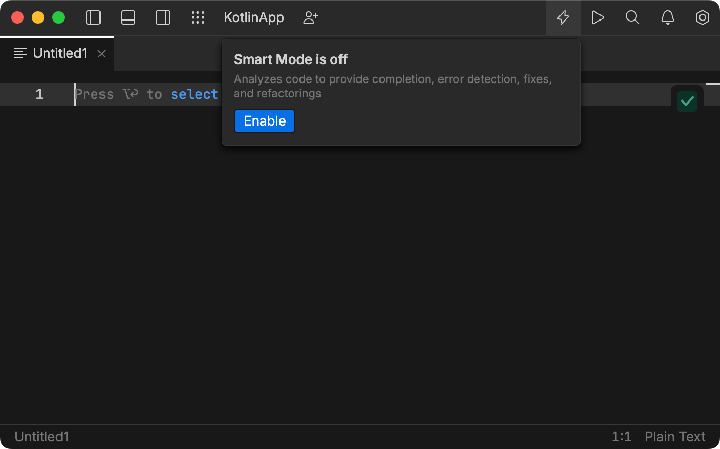 Smart Mode | JetBrains Fleet Documentation