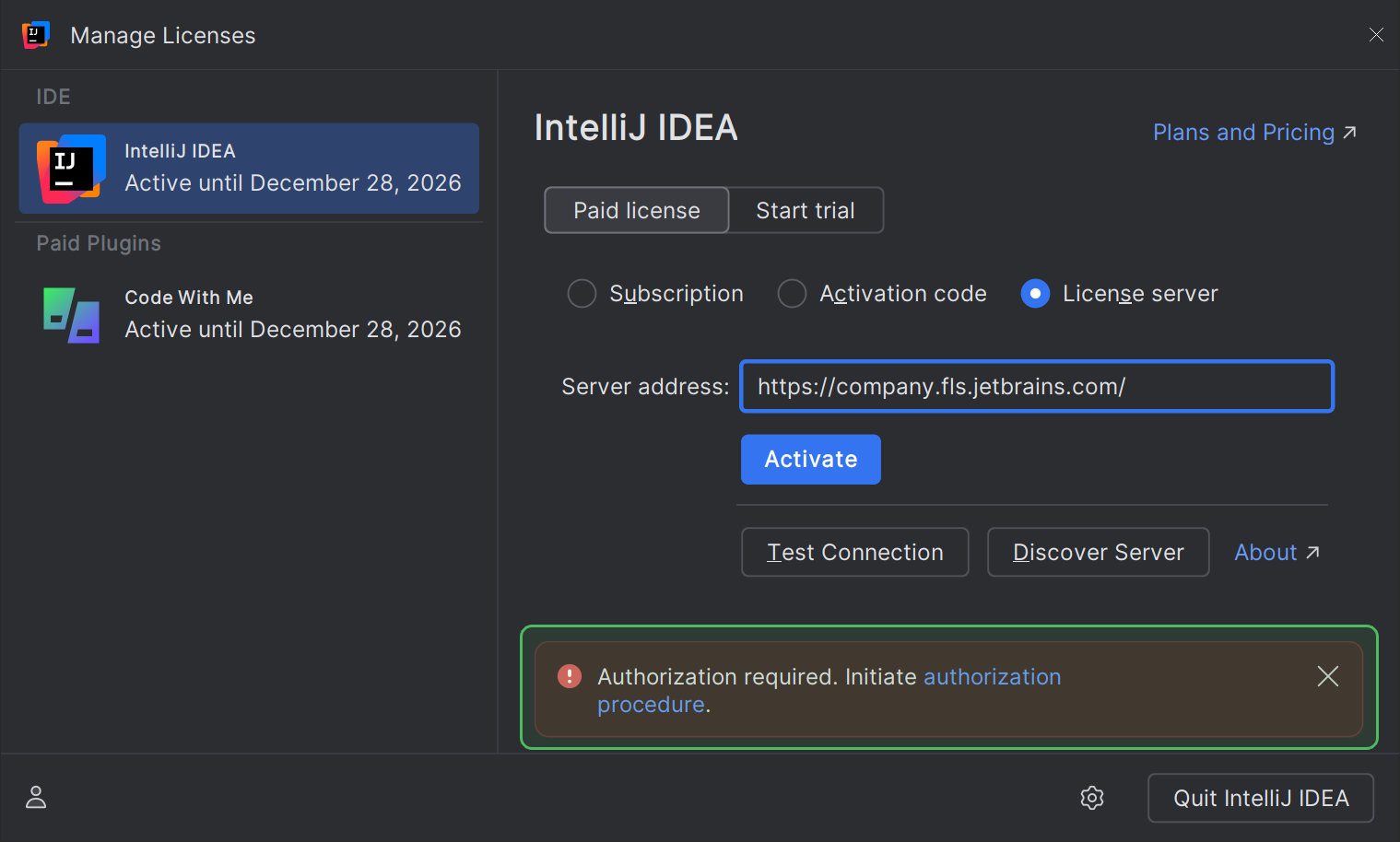 User Guide: Activate an IDE through License Vault | IDE Services Cloud Documentation
