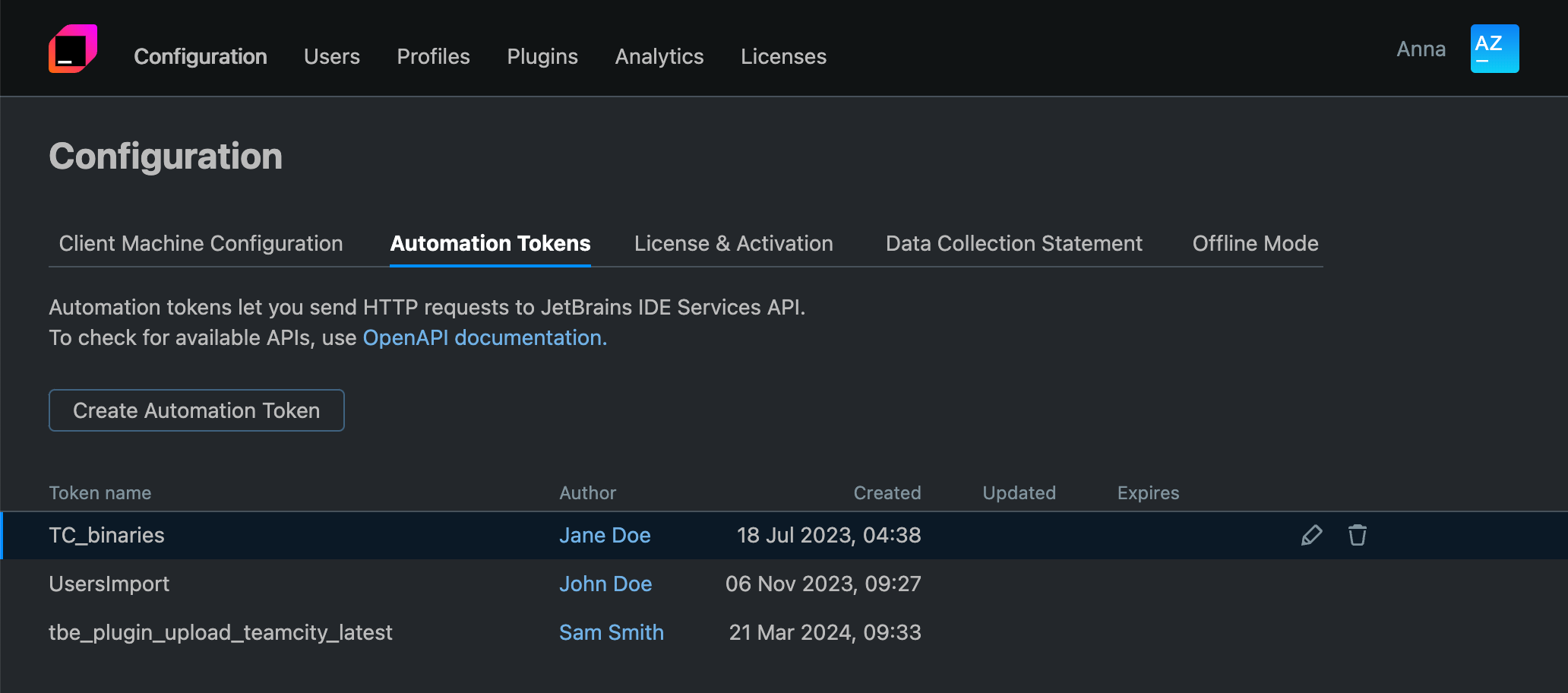 REST API | IDE Services Cloud Documentation