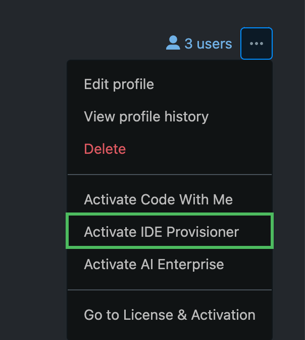 Profiles | IDE Services Documentation