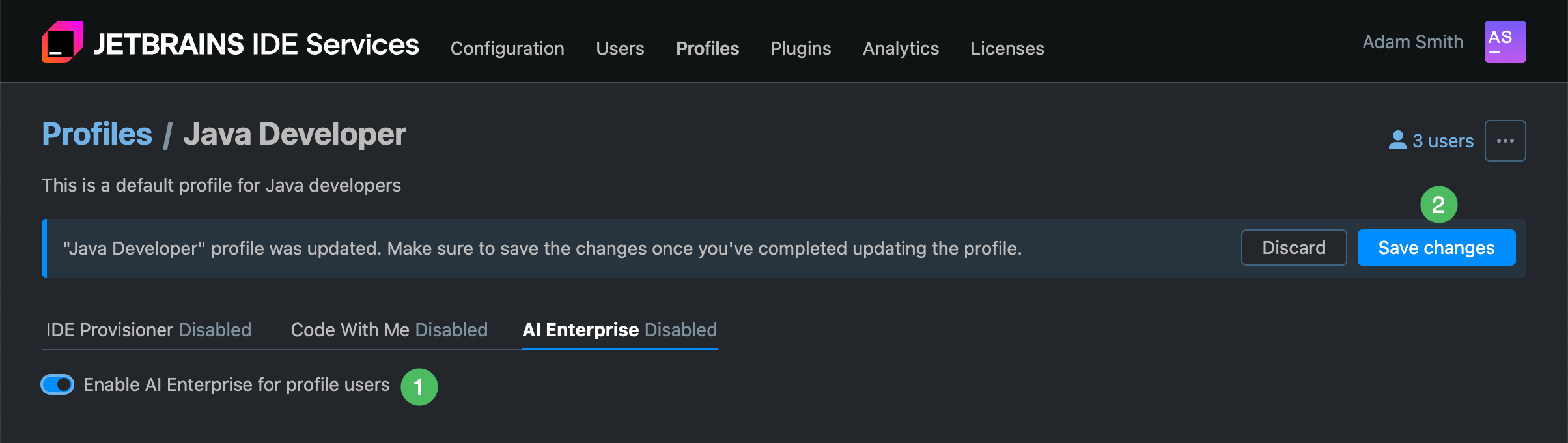 Profiles | IDE Services Documentation