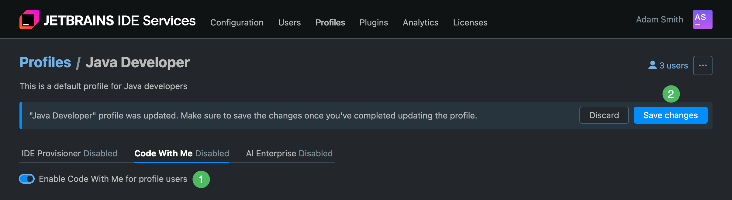 Profiles | IDE Services Documentation
