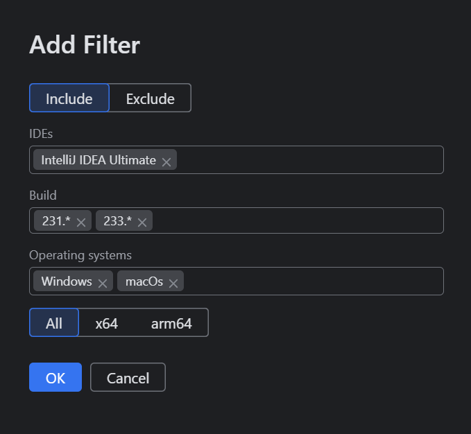 Manage available plugins | IDE Services Documentation