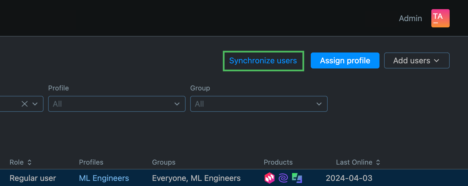 User Import And Synchronization Ide Services Documentation 4401