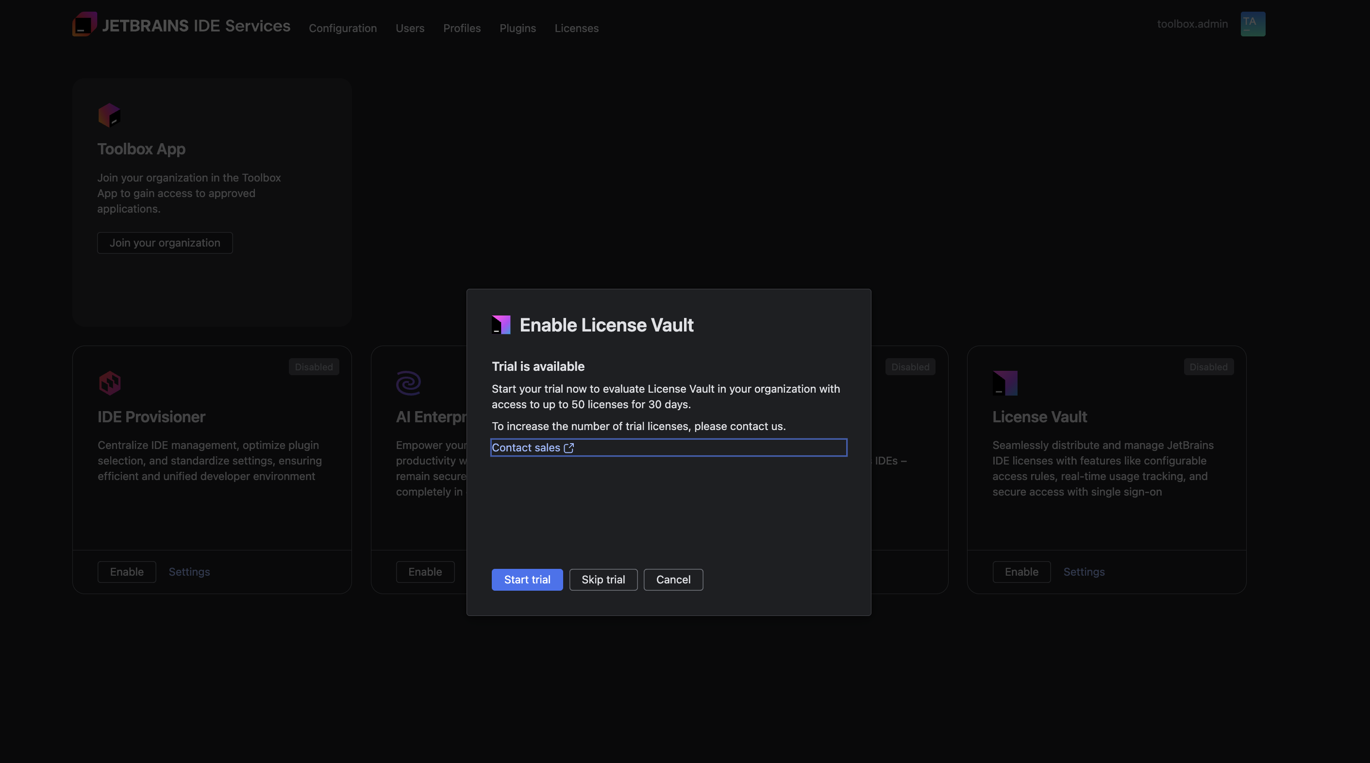 Try IDE Services products | IDE Services Documentation