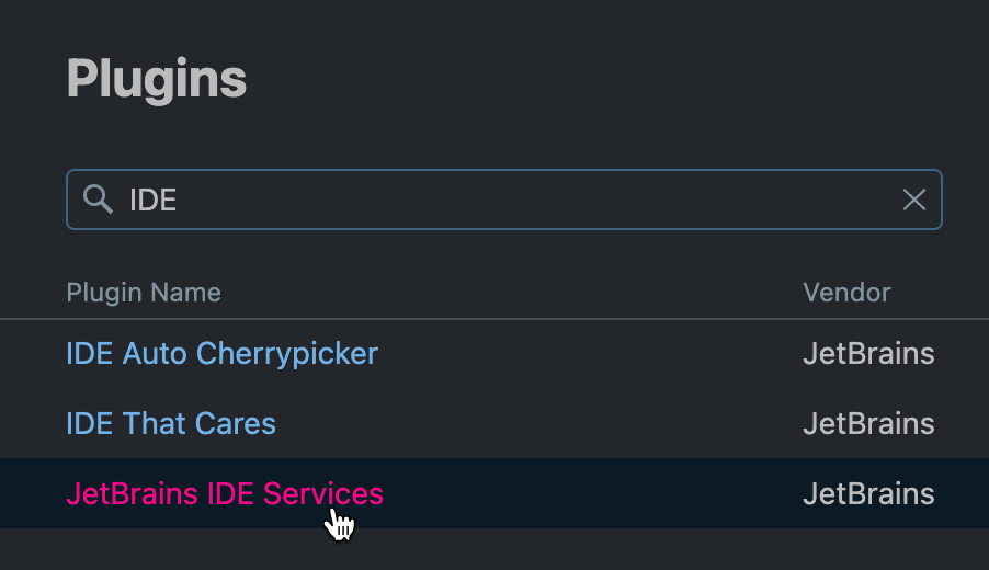 Private plugin repository | IDE Services Documentation