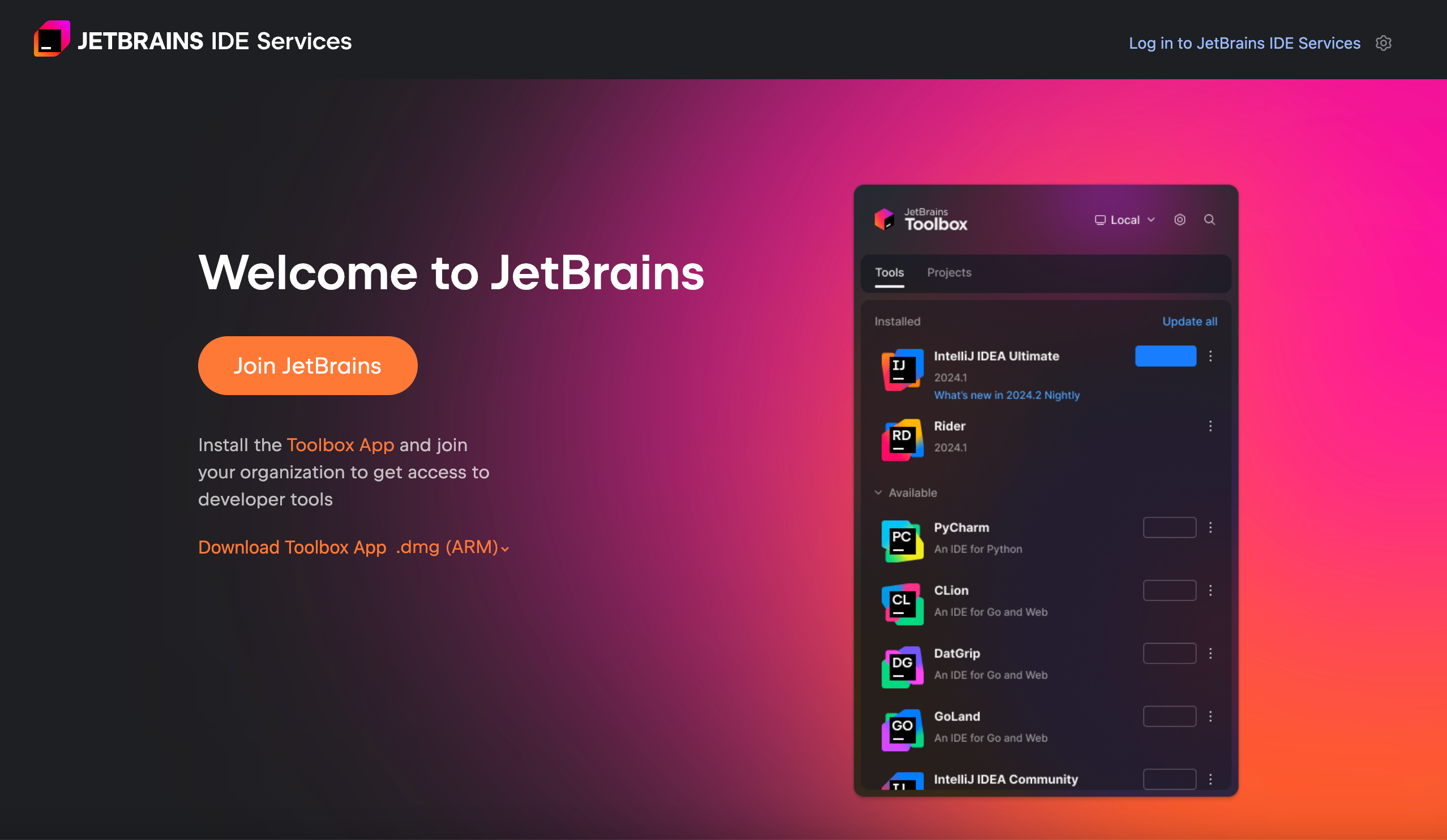 IDE Services Demo | IDE Services Documentation