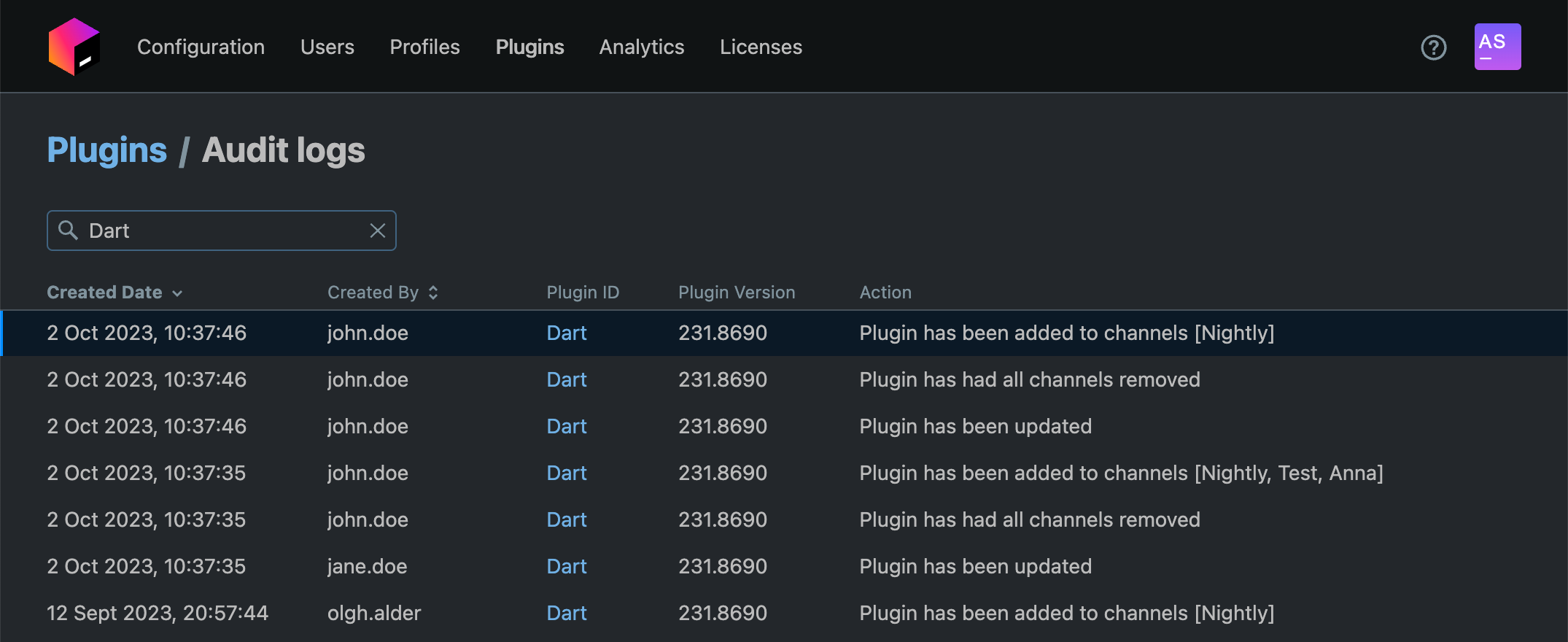 Private plugin repository | IDE Services Documentation