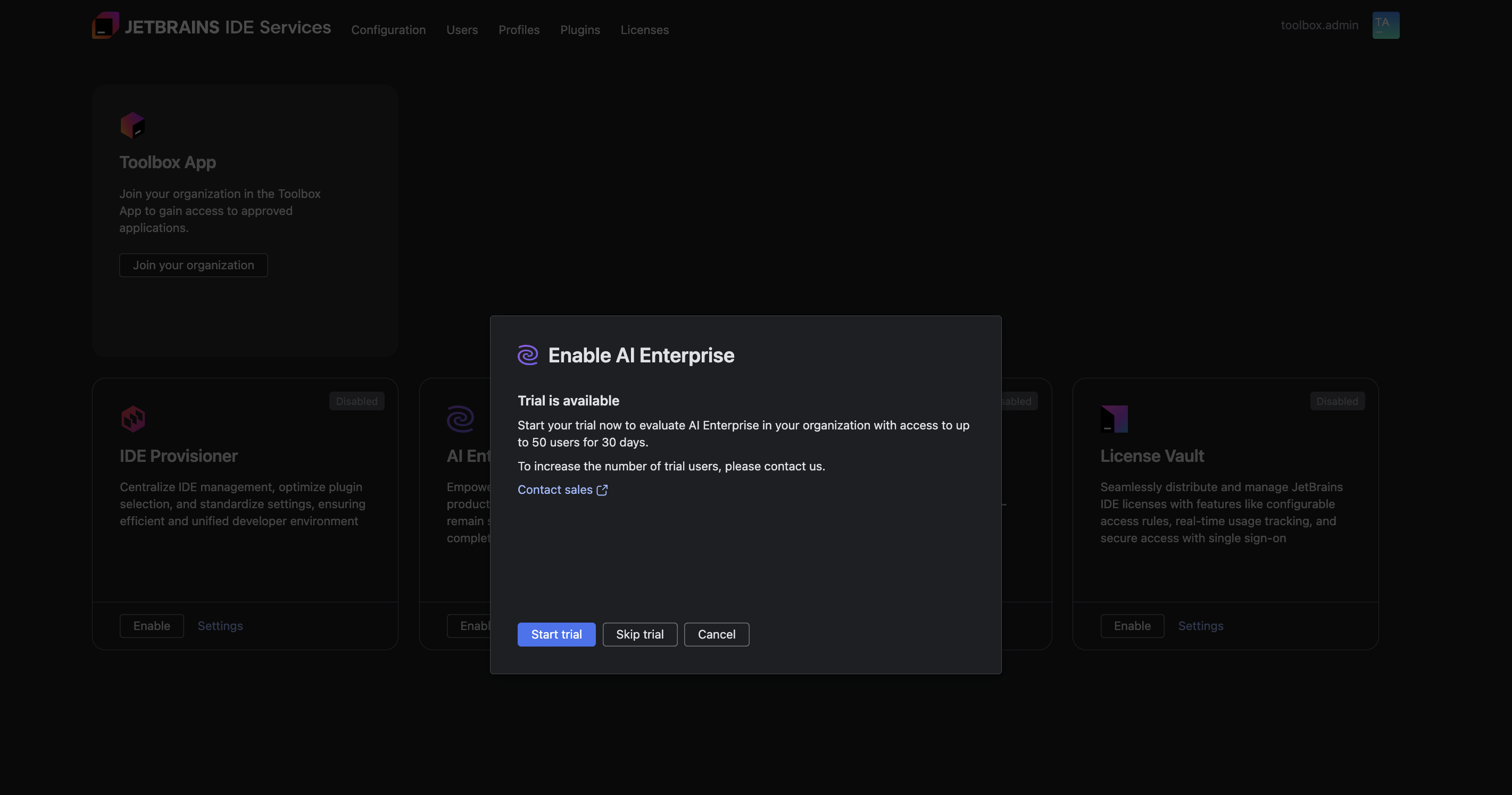 Try IDE Services products | IDE Services Documentation