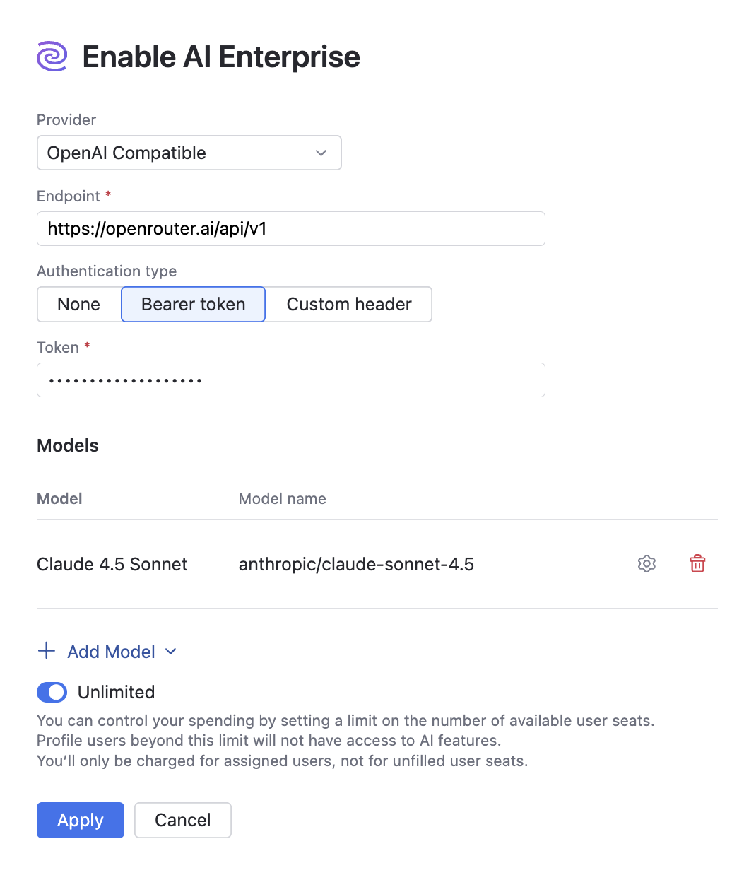 Manage AI Enterprise | IDE Services Documentation