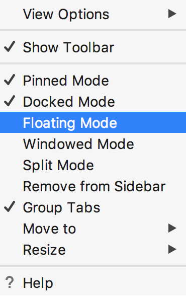 Viewing Modes - Help | CLion