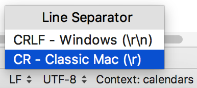 Line Separators - Help | CLion