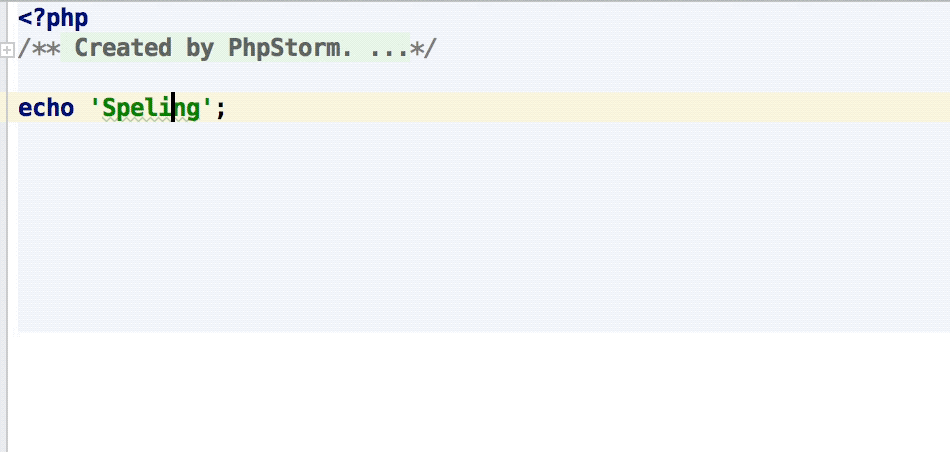 Spellchecking - Help | PhpStorm