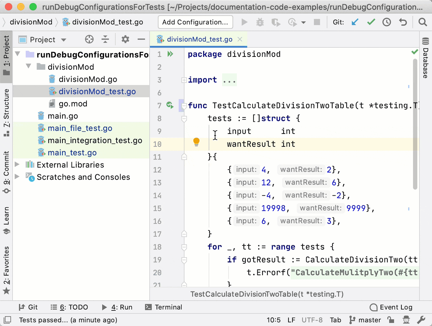 Testing—IntelliJ IDEA