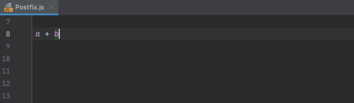 Code completion | WebStorm