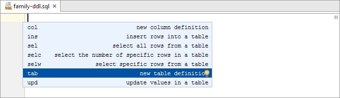 How To Work With The Ddl Data Source Datagrip