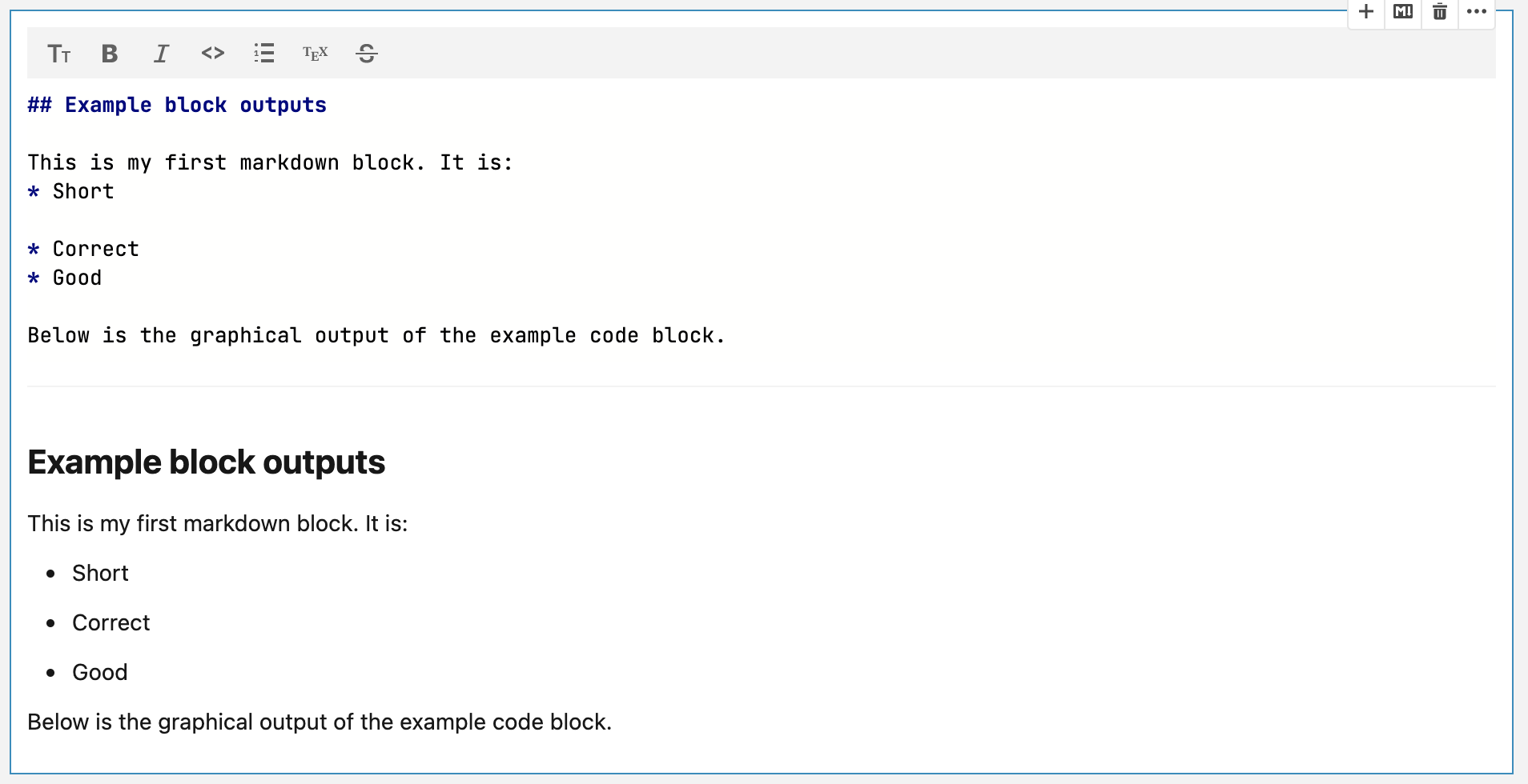 Markdown Cells Datalore