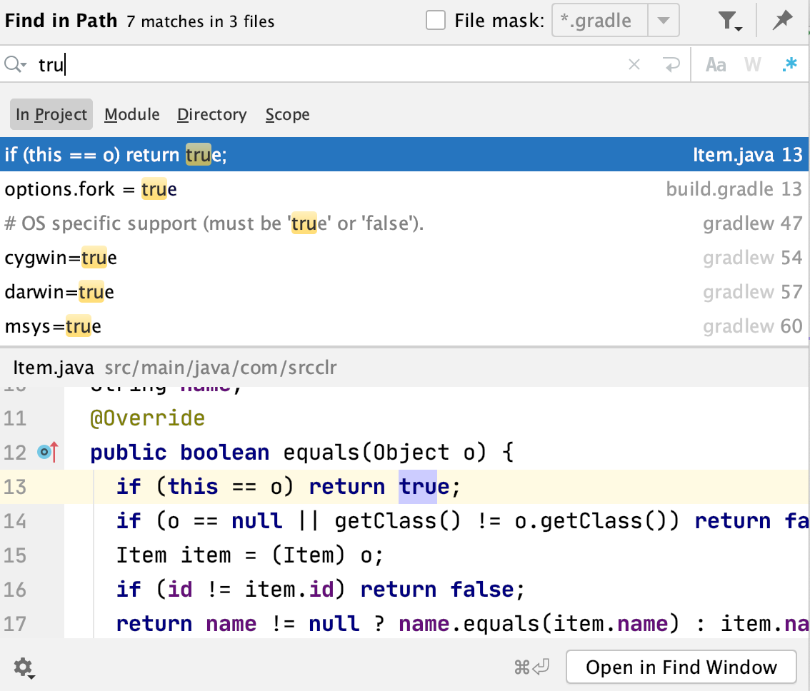 Search And Replace A Target Within A Project IntelliJ IDEA