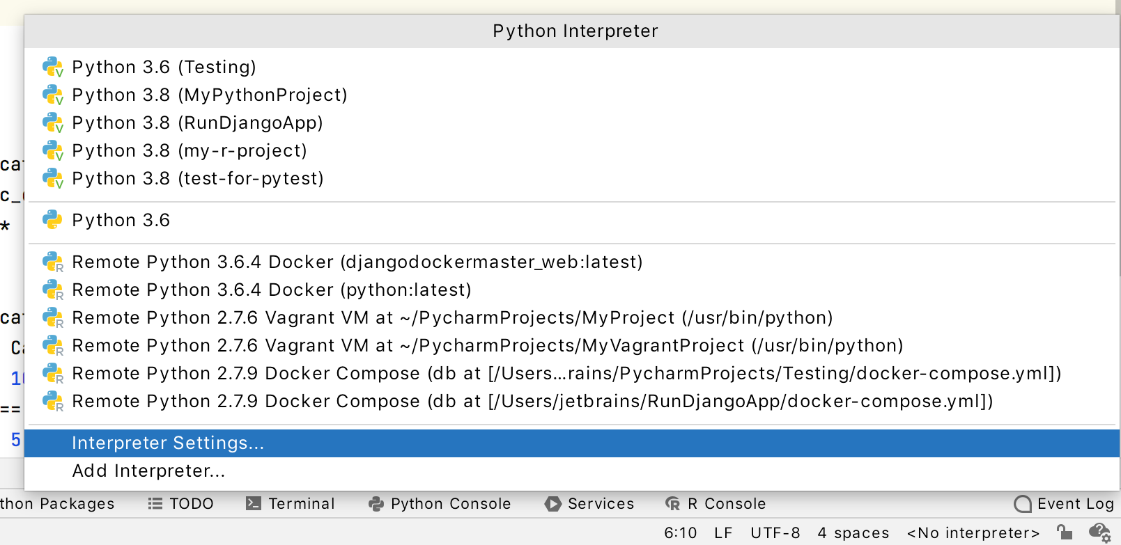 Configure A Python Interpreter PyCharm