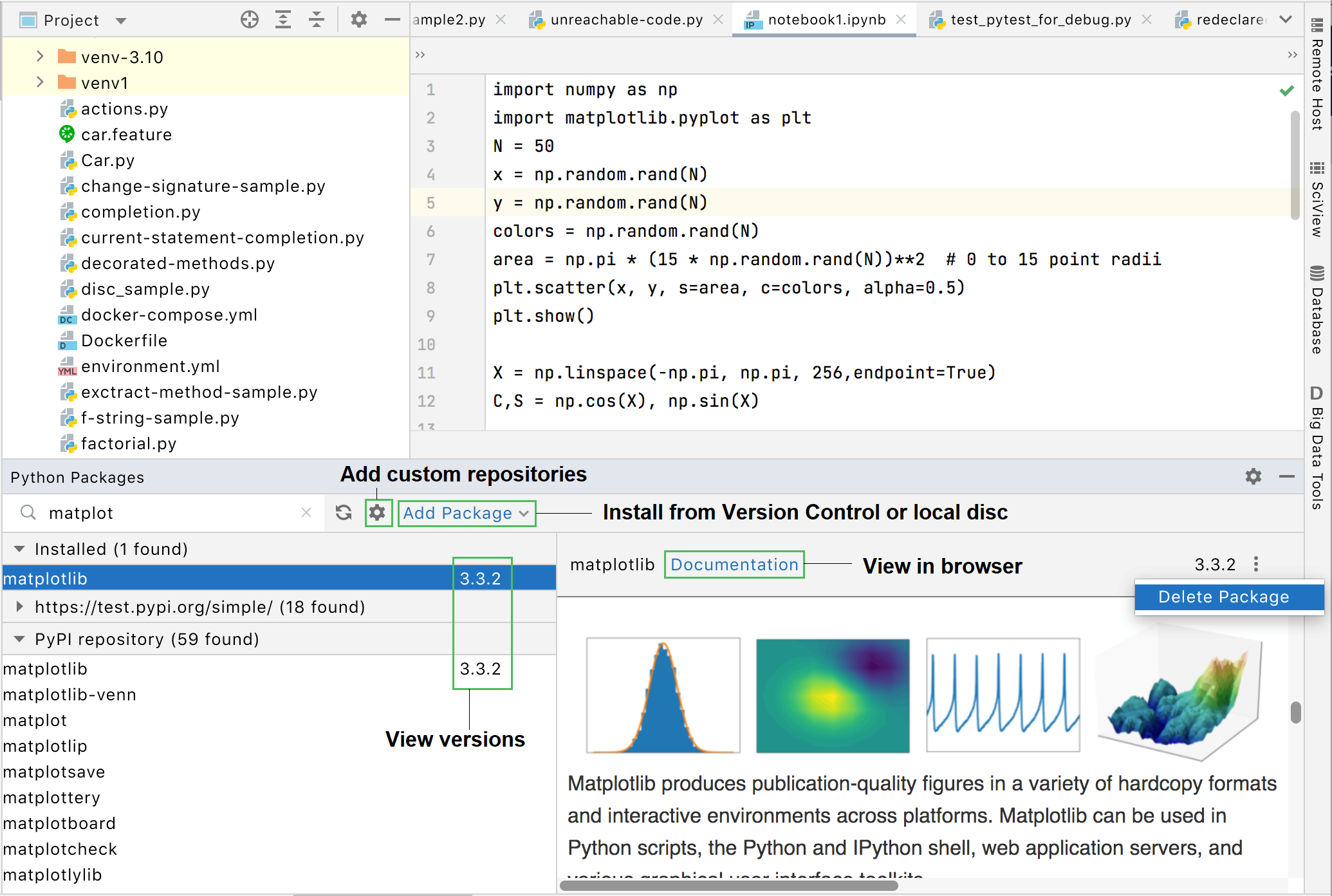 Install Uninstall And Upgrade Packages PyCharm