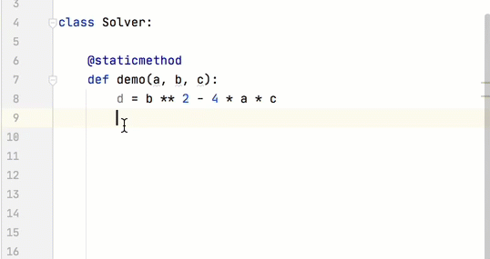 Code completion | PyCharm