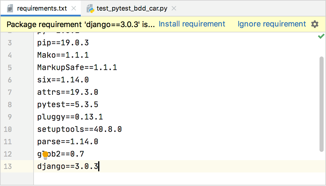  Requirements txt PyCharm 