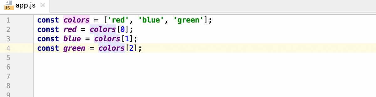 Refactoring JavaScript | CLion